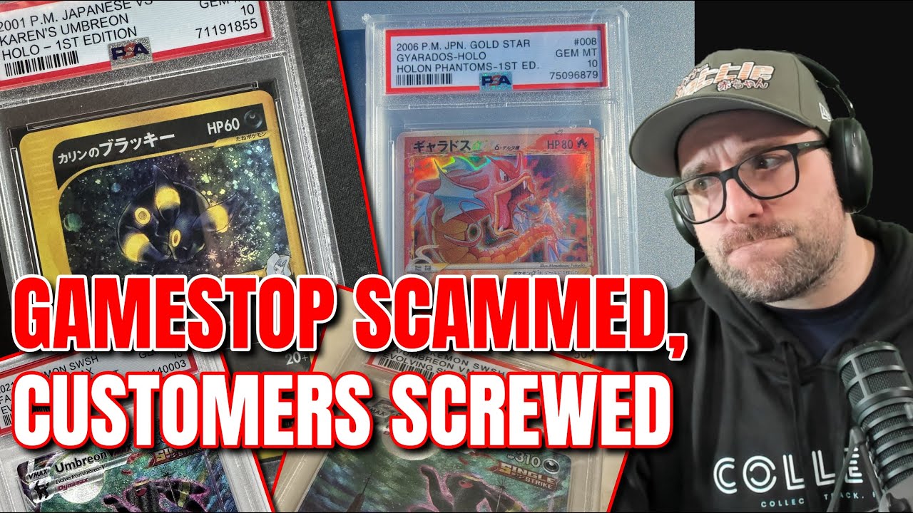 Fake PSA Graded Pokemon Cards Continue To Be Sold By GameStop - YouTube