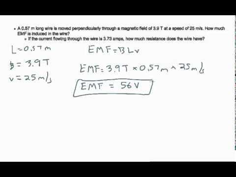 13.5 EMF Calculations - Practice Problem 2 - YouTube