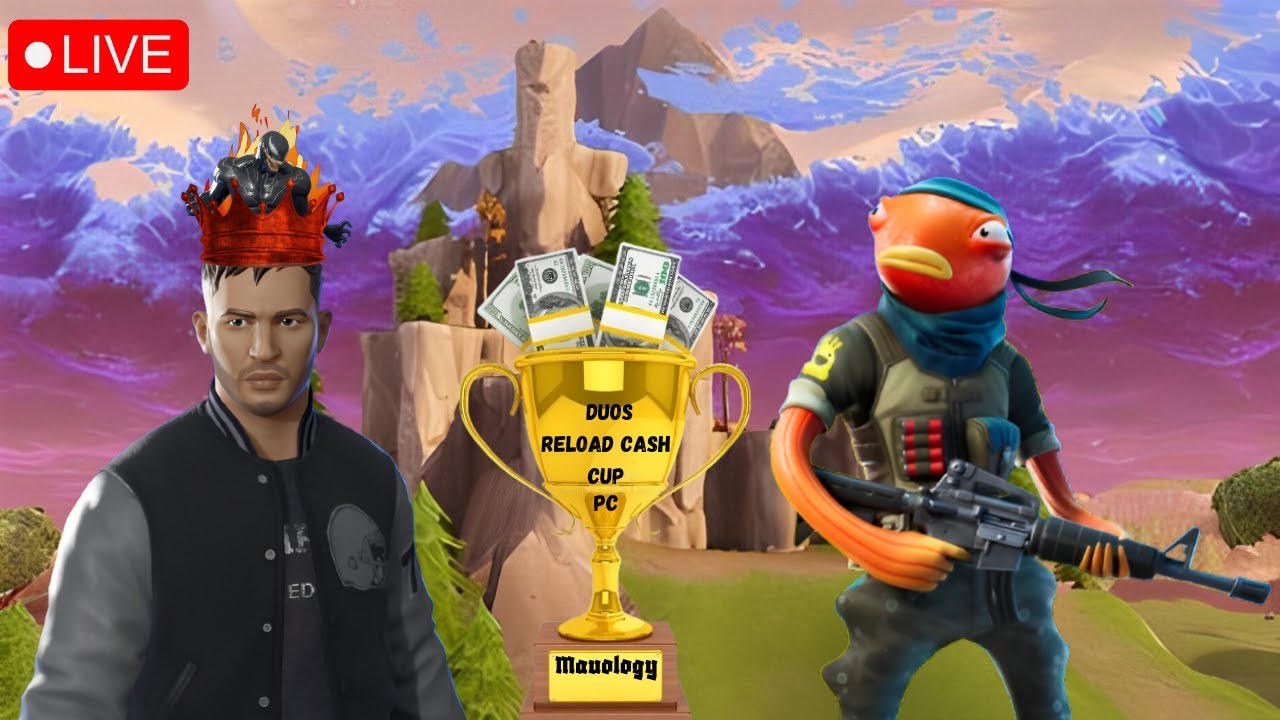 🔴LIVE! - Playing Reload Duos Cash Cup PC in Fortnite! (Season 4) - YouTube