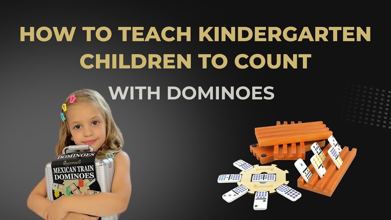 DOMINOES how to teach kindergarten children to count - YouTube
