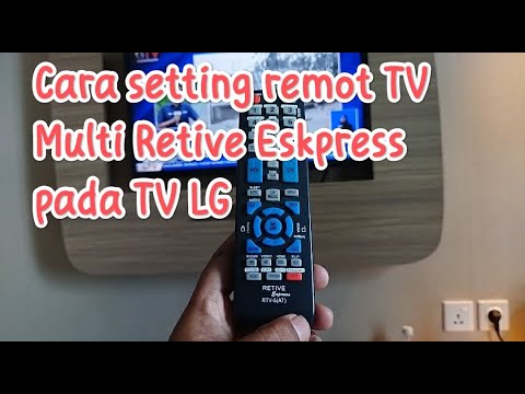 Cara setting remot tv multi Retive Ekspress pada Tv LG - YouTube
