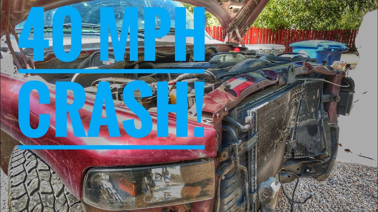 40 MPH CRASH; what happened to my truck!? - YouTube