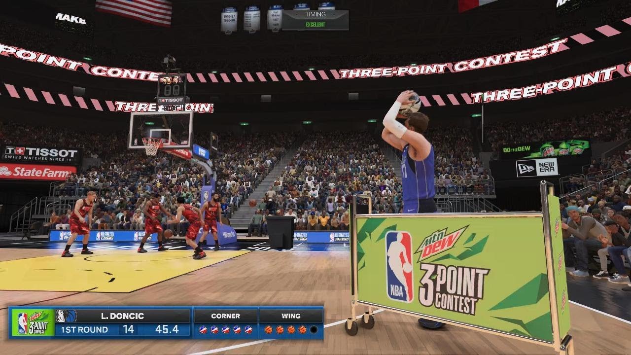 Luka Doncic 3 Point Contest #gaming - YouTube