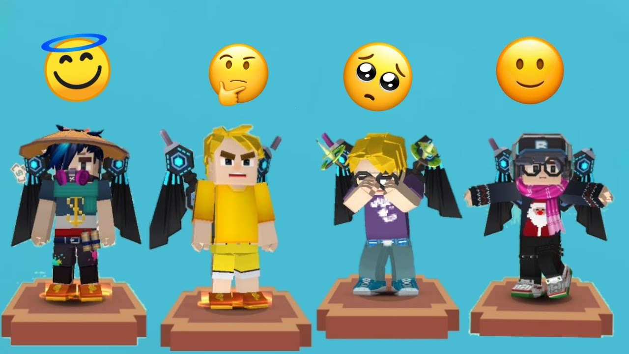 Dark Mechanical Wings Squad in Bedwars !! (Blockman GO) - YouTube