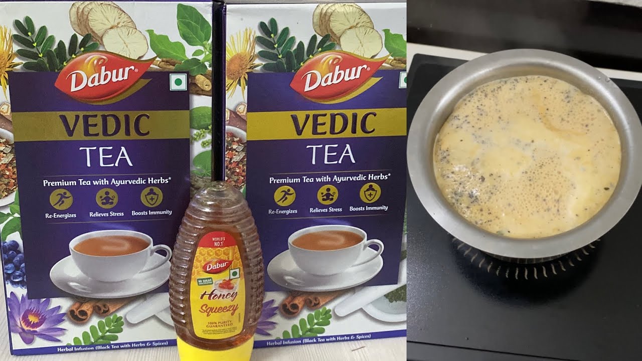 DABUR VEDIC TEA | Premium tea with Ayurvedic Herbs | Dabur vedic tea 30 ...