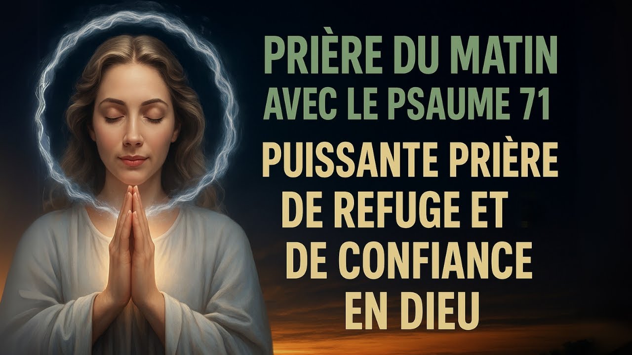 PRIÈRE DU MATIN AVEC LE PSAUME 71 | PUISSANTE PRIÈRE DE REFUGE ET DE ...