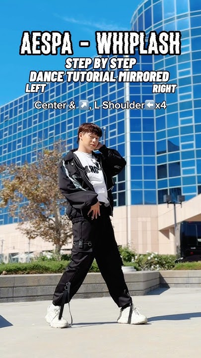 aespa - ‘Whiplash’ STEP BY STEP DANCE TUTORIAL MIRRORED #kpoptutorial - YouTube