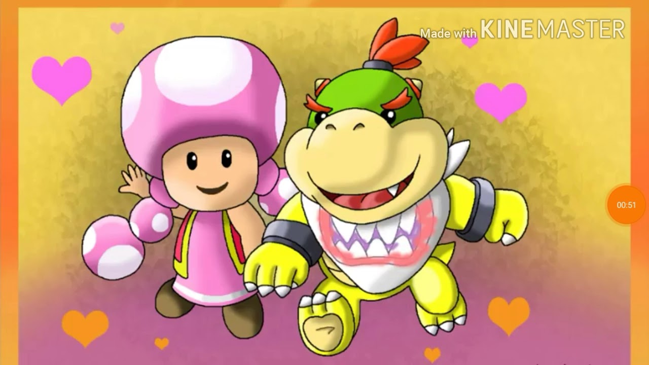 Bowser Jr x toadstool - YouTube