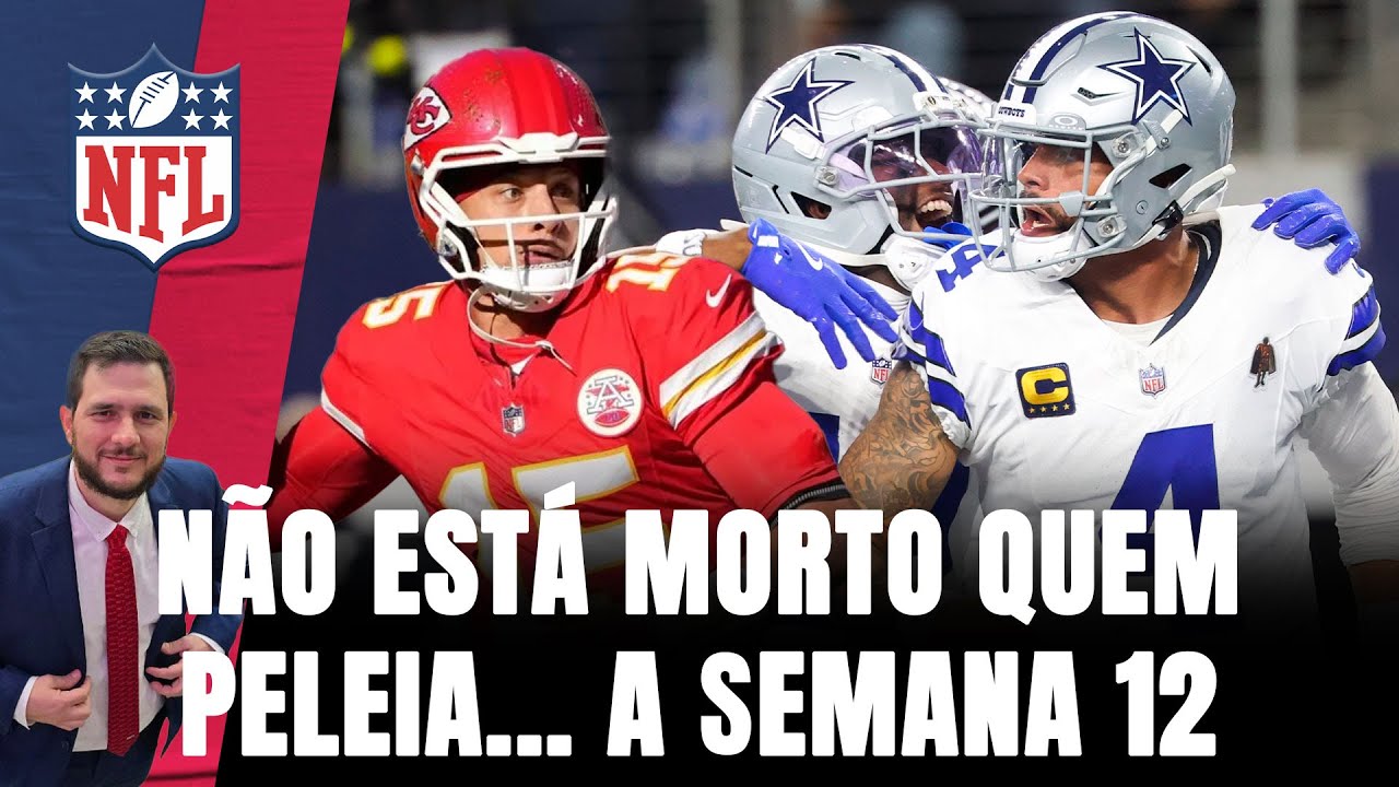 CHIEFS reagem, COWBOYS viram sobre os EAGLES, e mais: Primeira Leitura da Semana 12 da NFL - YouTube