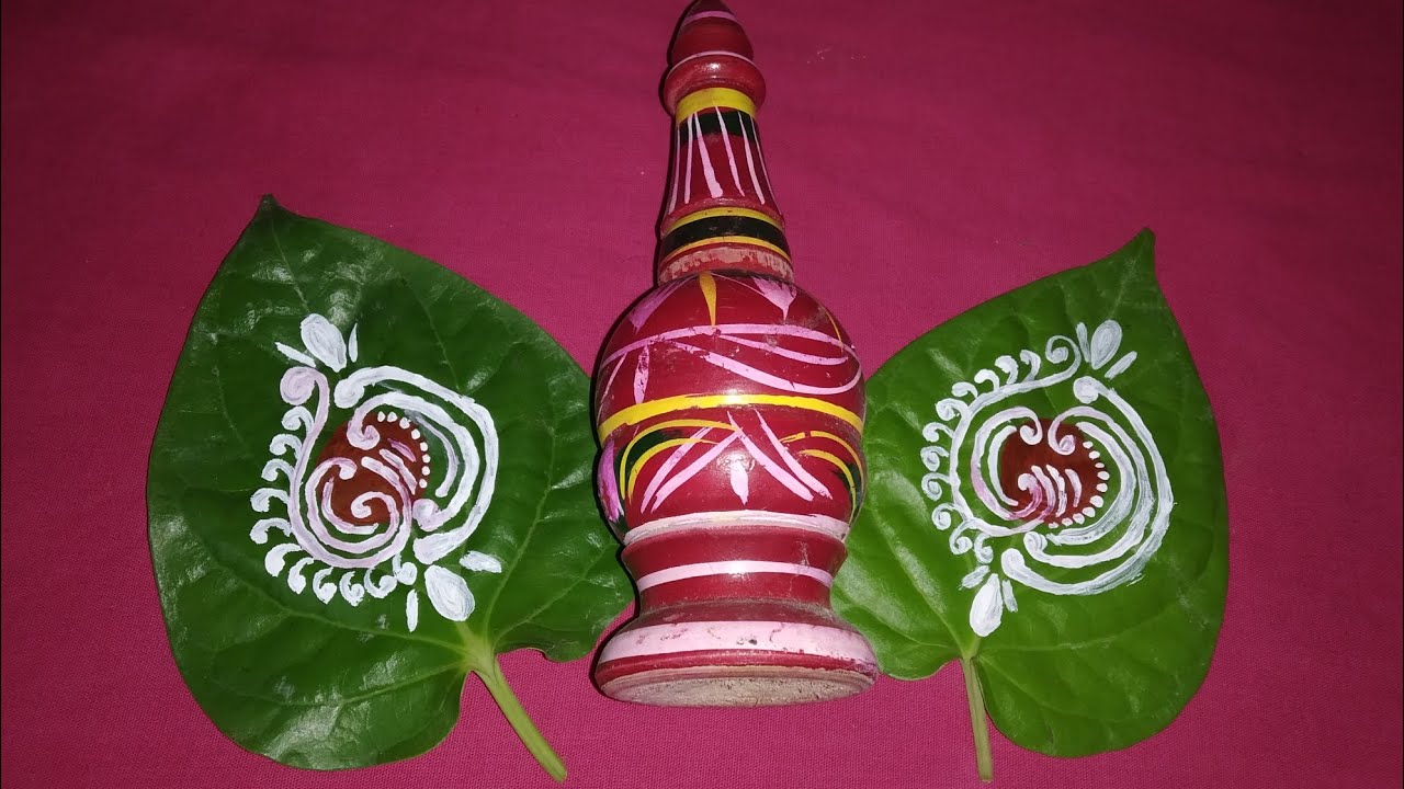 bengali wedding special pan pata design//kolka design on pan pata# ...
