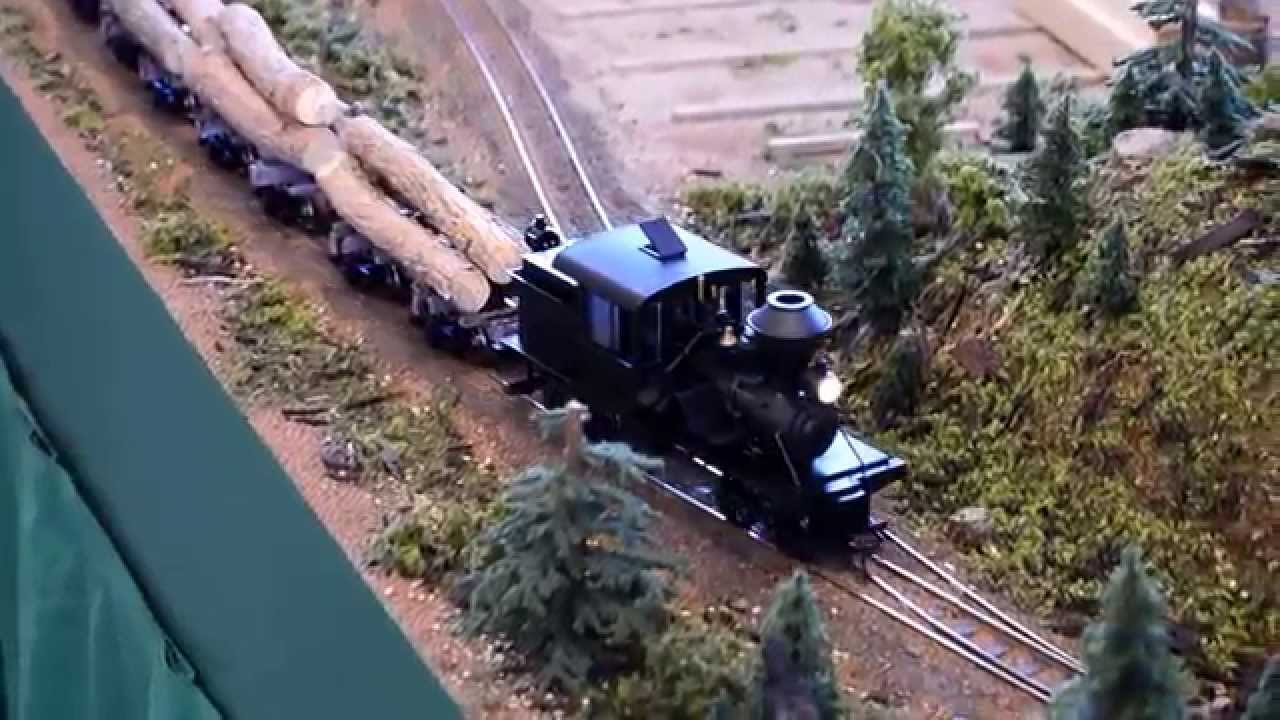 On3 Logging railroad - YouTube