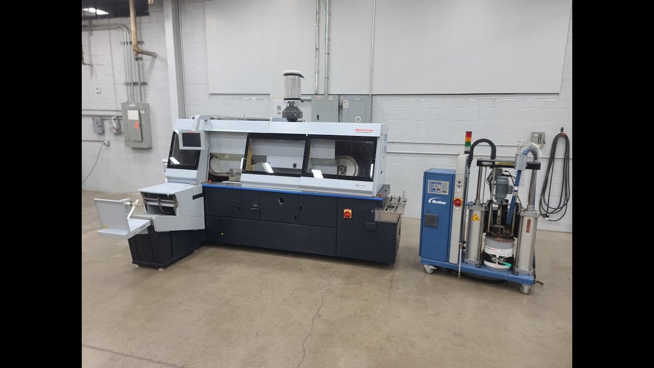 2018 Standard Horizon BQ-480 Perfect Binder w/ Nordson Pre-Melter ...