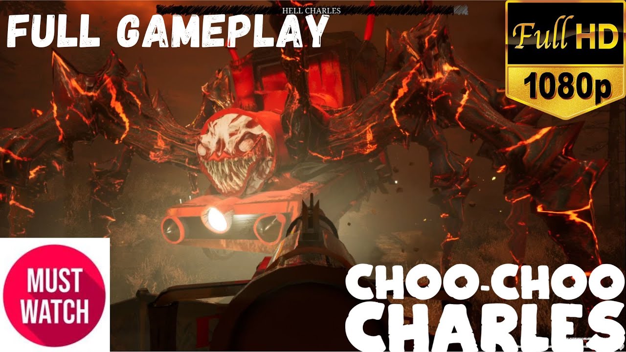CHOO CHOO CHARLES FULL GAMEPLAY II CHOO CHOO CHARLES II FULL HD 1080p ...