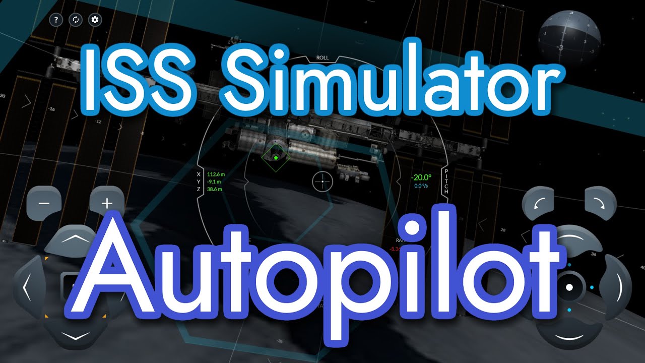 SpaceX ISS Simulator Autopilot - YouTube