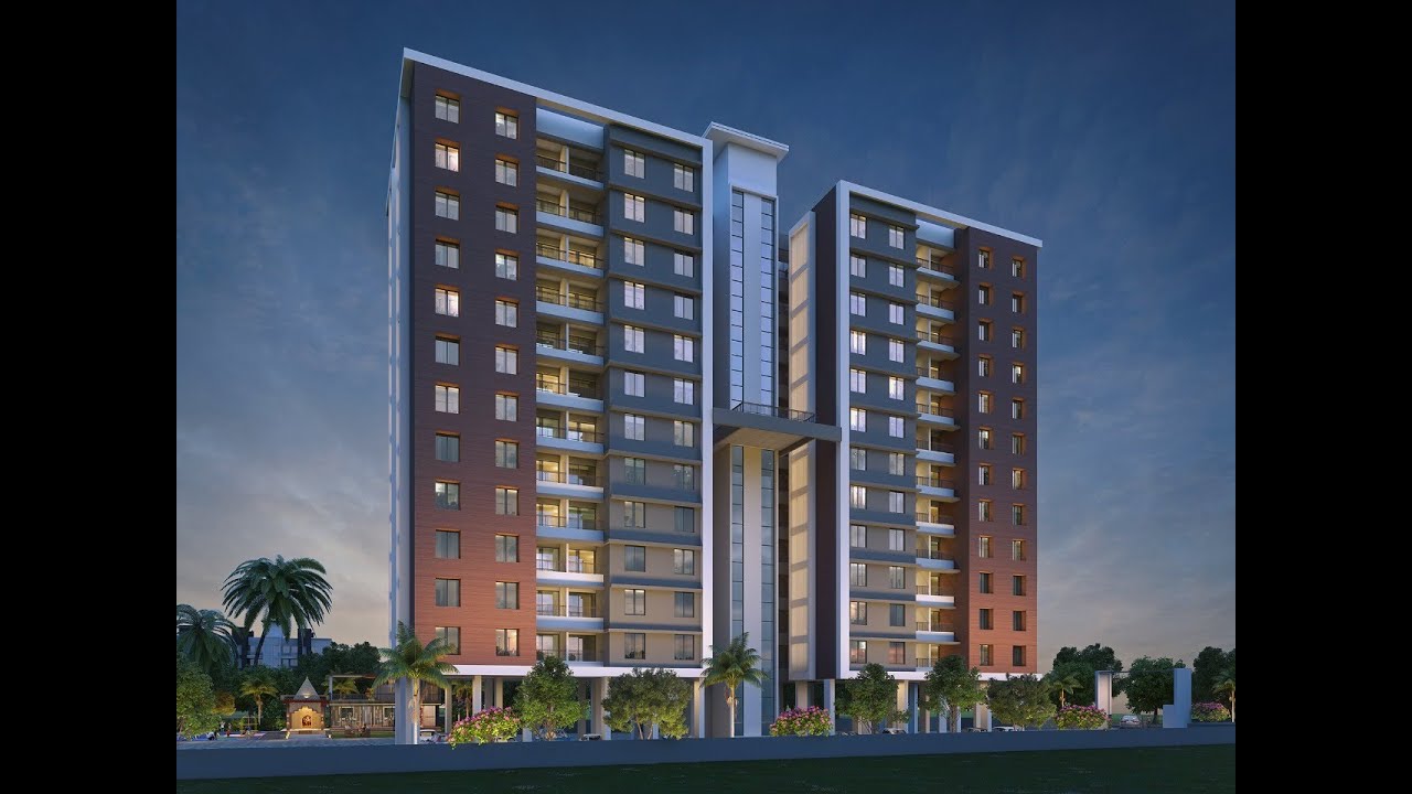 Golden Fortune Moshi - 2 BHK Large apartments 737 Carpet - YouTube