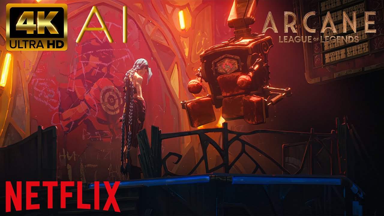 [4K AI] | Arcane | Jinx Re-living The Past | UPSCALED - YouTube