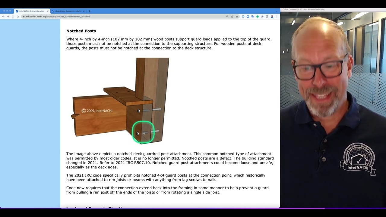 Inspecting Deck Guards - YouTube
