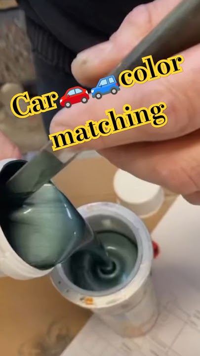 The Art of Car Color Matching: A Guide to Getting it Right🚗🚙💨🔗 - YouTube