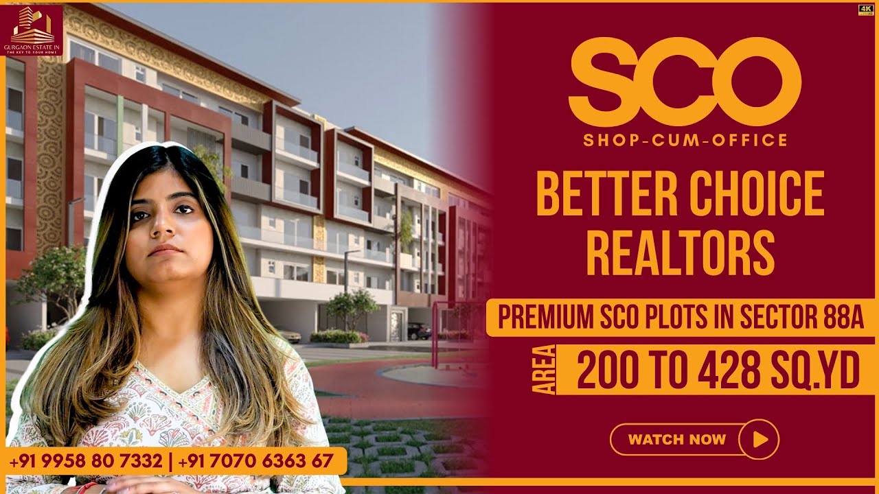 Better Choice Realtors Premium SCO Plots In Sector 88A, Gurgaon ...