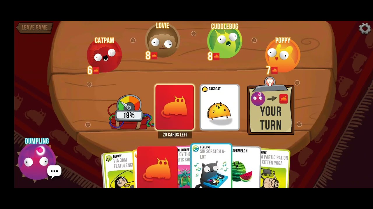 EXPLODING KITTEN NETFLIX GAME - YouTube