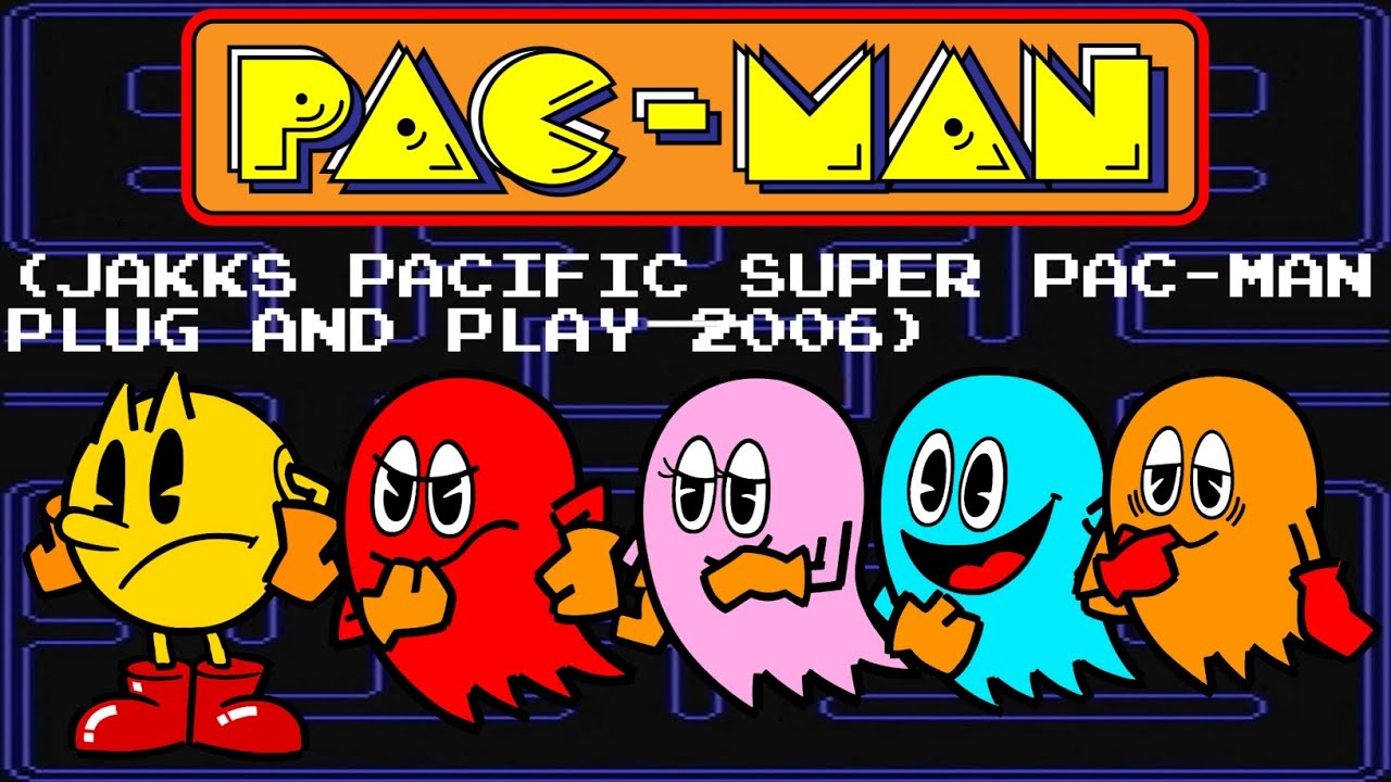 Pac-Man (Jakks Pacific Super Pac-Man Plug and Play 2006) - YouTube