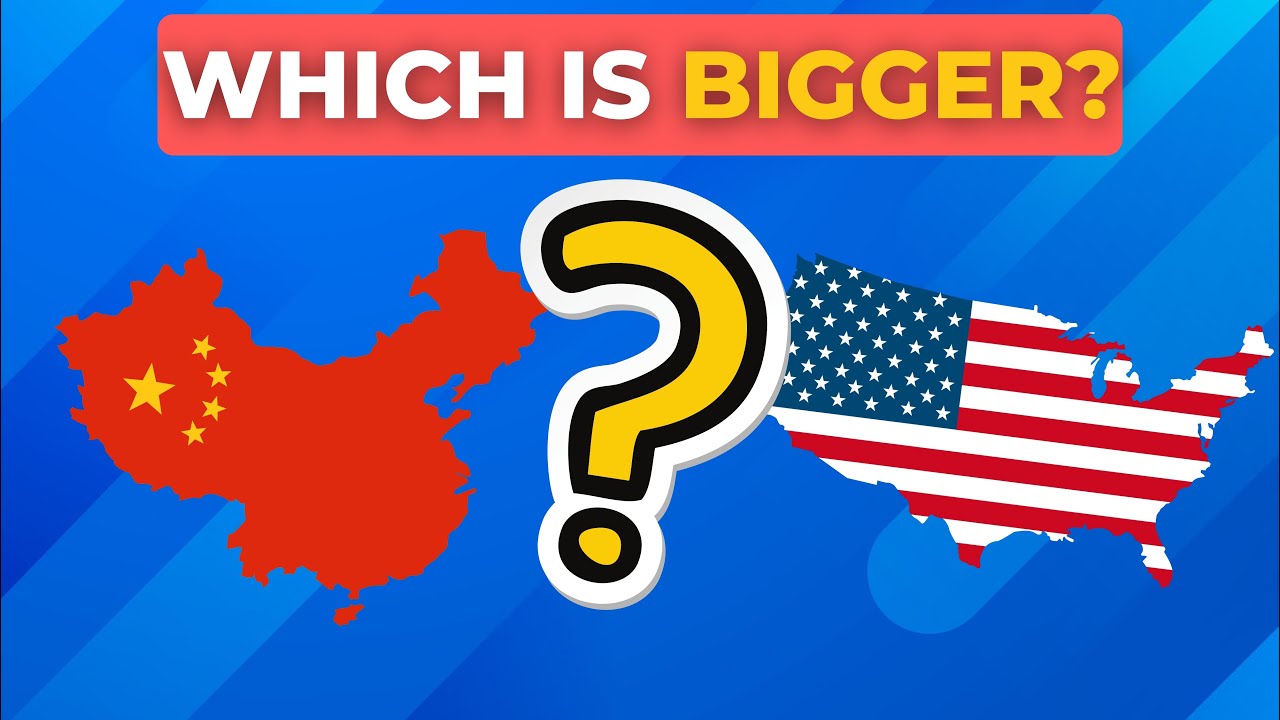 Which Country is Bigger? - Which Country is Larger By Area? - YouTube
