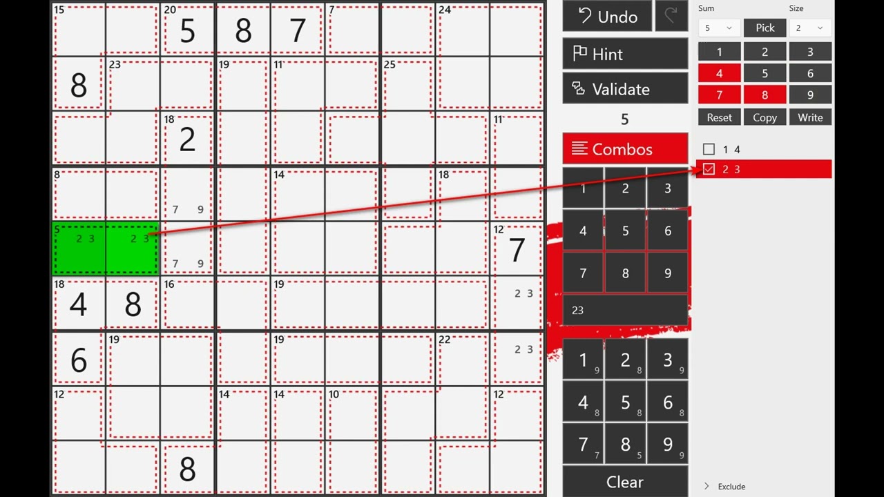 Solving Killer Sudoku Video 157 Puzzle From Solving Killer Sudoku Video 157 Puzzle From