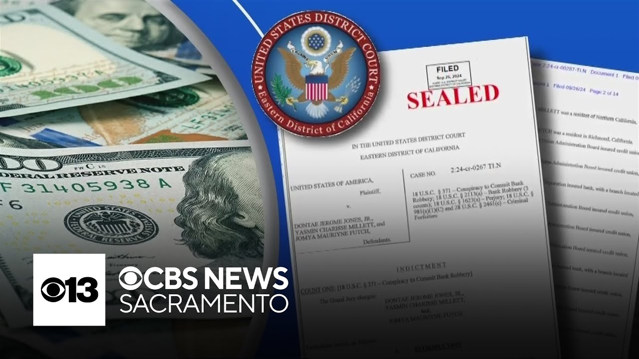3 indicted in California bank robbery scheme - YouTube