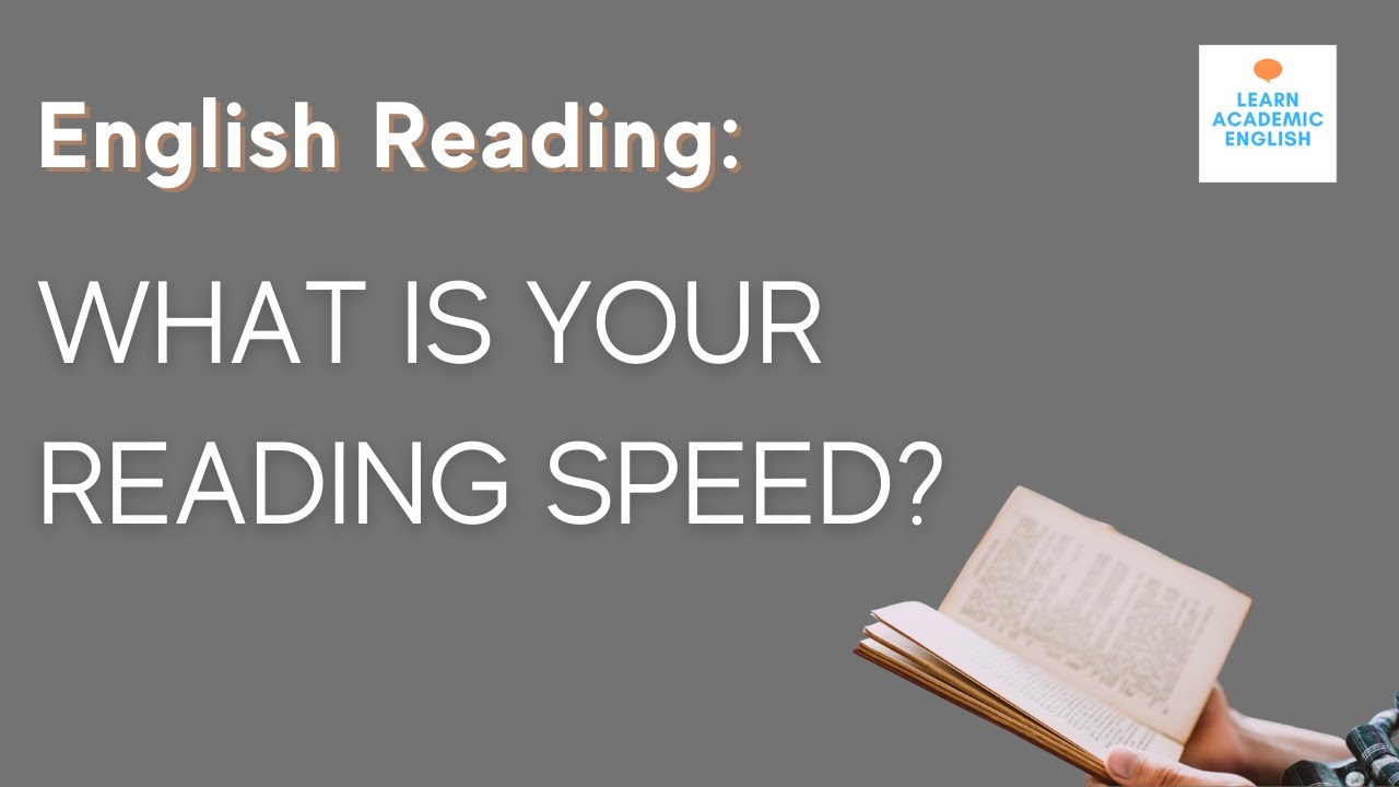 HOW TO BE A BETTER READER! How to Know Your Reading Speed - YouTube