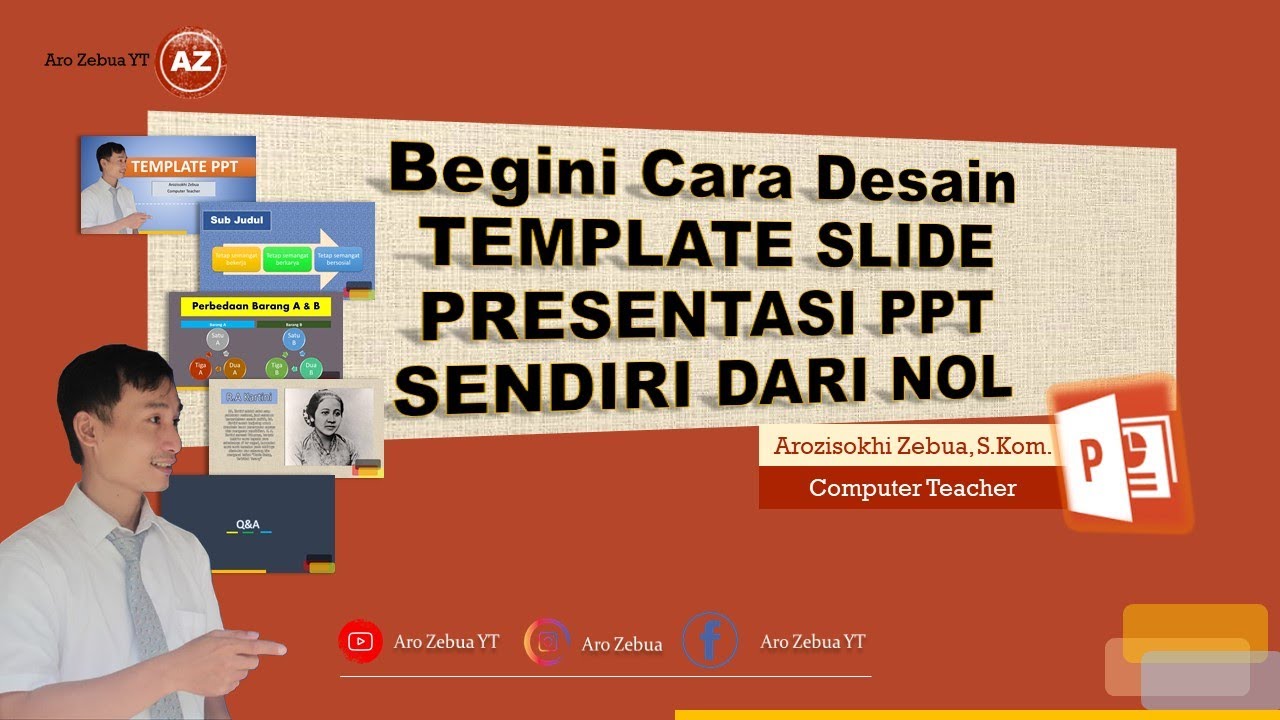 Begini Cara Desain Template Slide Presentasi PPT Sendiri Dari Nol - YouTube