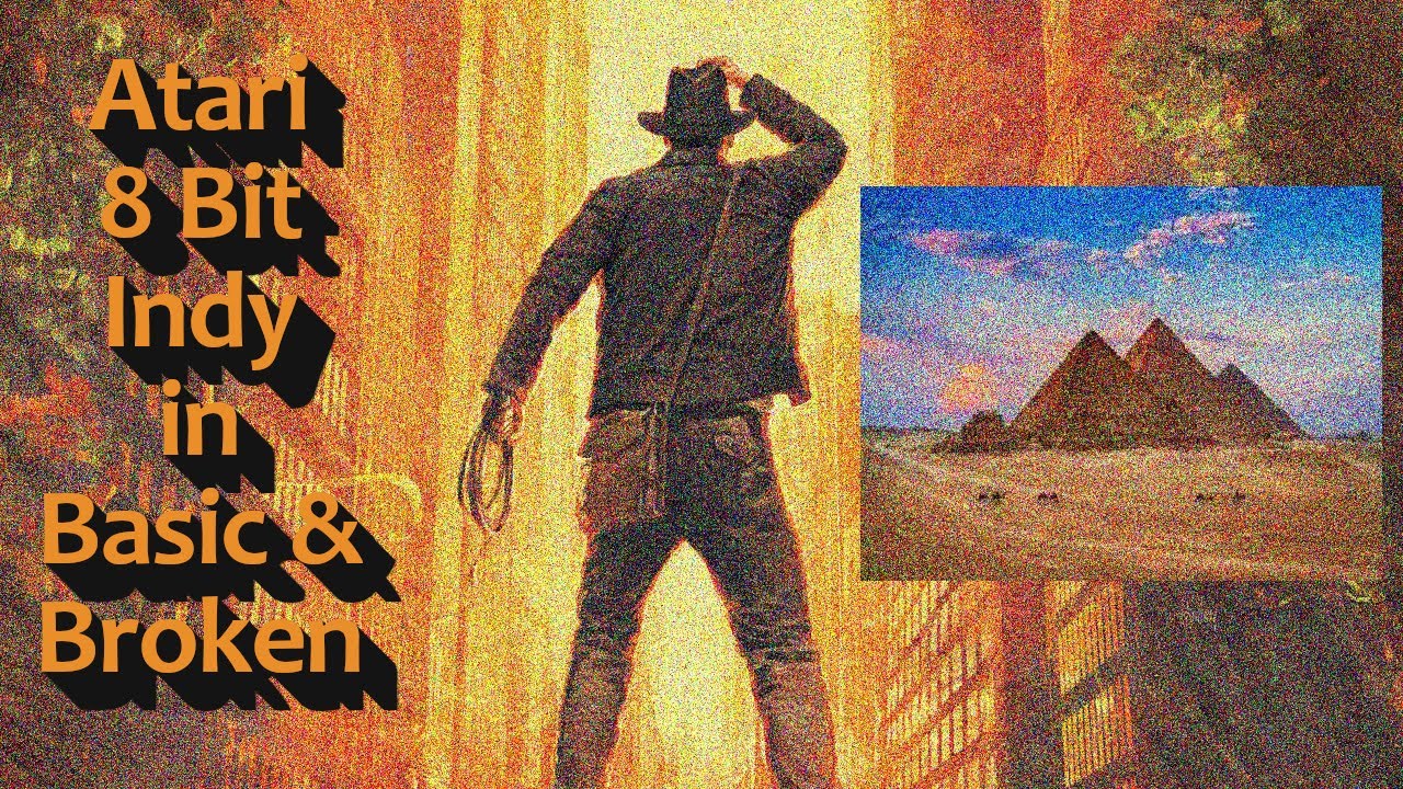 Pyramids of Giza | Atari 8 Bit | 1985 | Indiana Jones Special - Alles ...