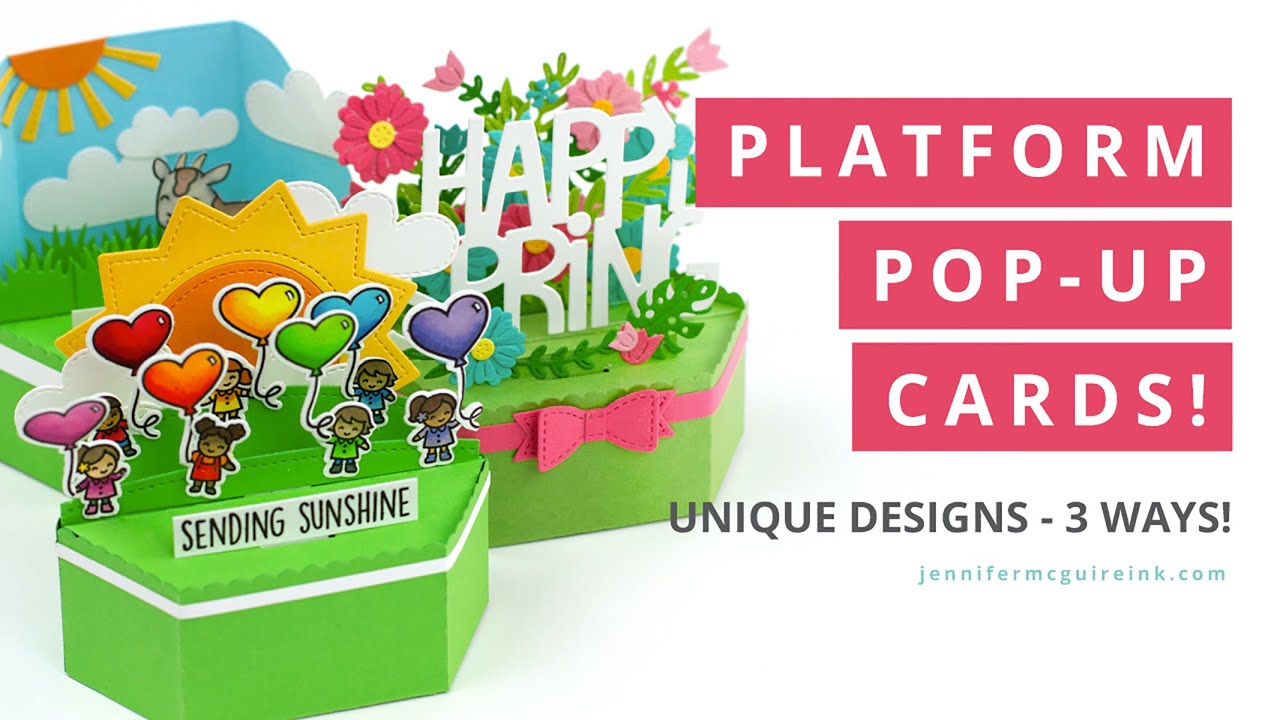 Platform Pop-Up Cards --- A New Favorite! - YouTube