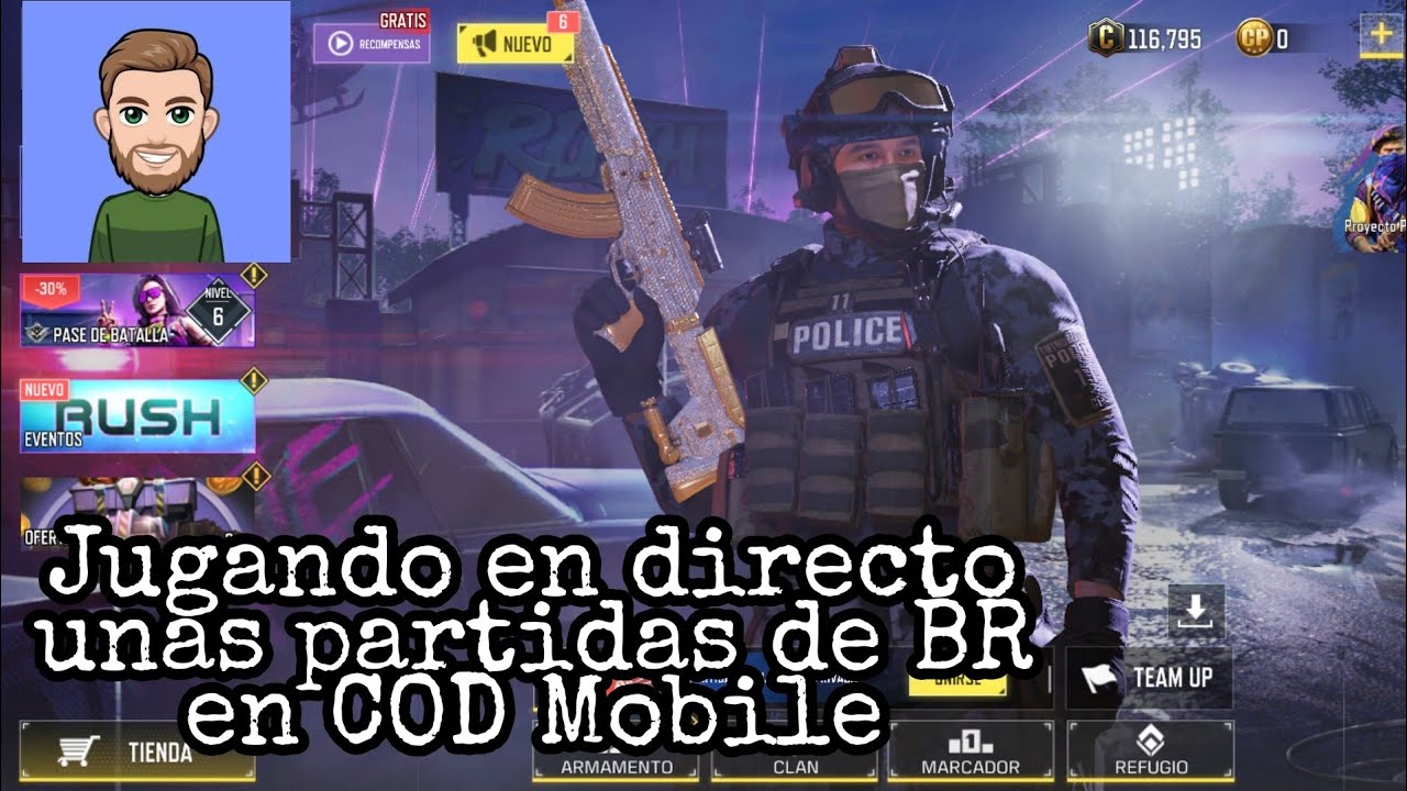 Stream nocturno jugando BR de COD Mobile en directo. - YouTube