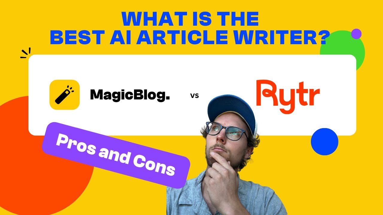 MagicBlog AI Article Writer Comparisons with Rytr AI Writer - YouTube