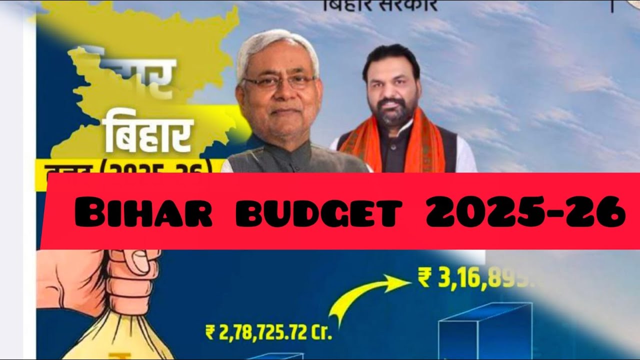 Bihar budget 2025 -2026 - YouTube
