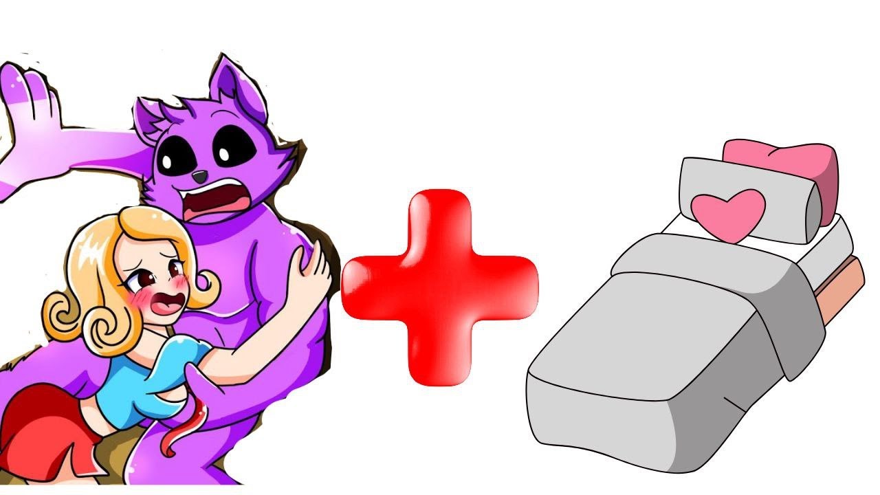 MISS DELIGHT + CATNAP + BED = ??? Poppy playtime Chapter 3 Animation ...