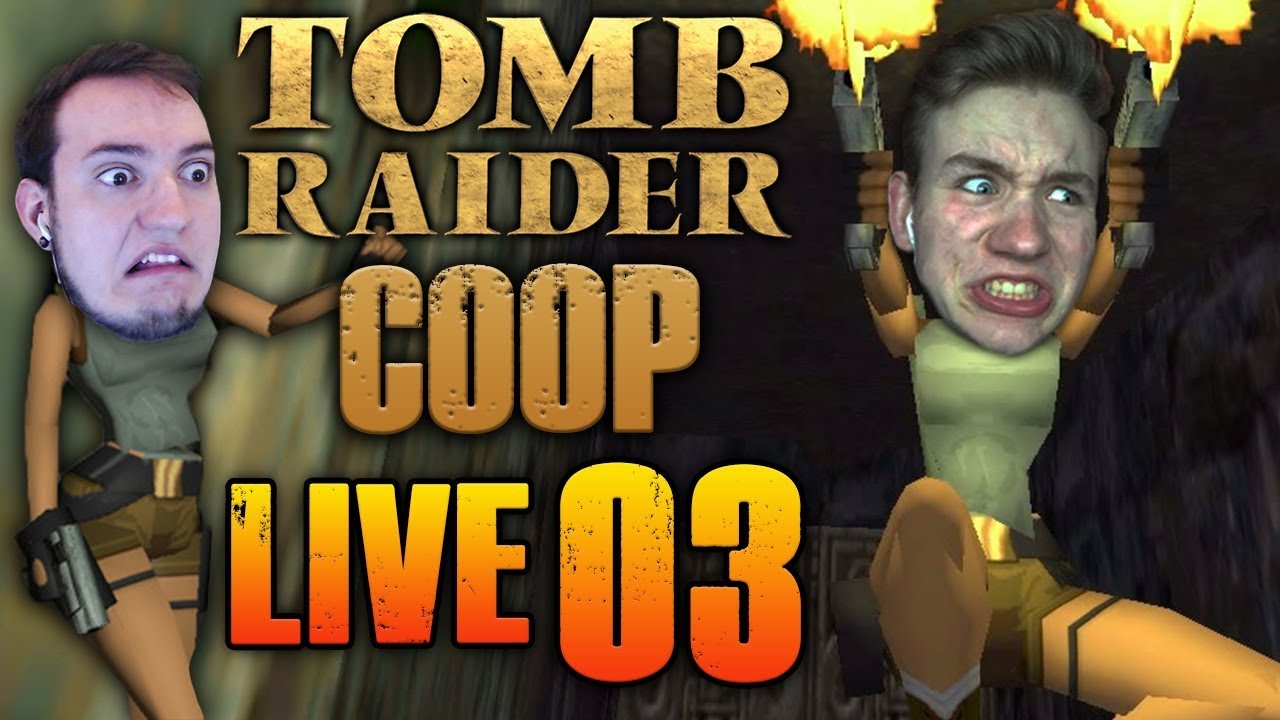 Chrisi und Simon spielen TOMB RAIDER 1 COOP 🔴 F3 Warum hat Lara Kraft ...