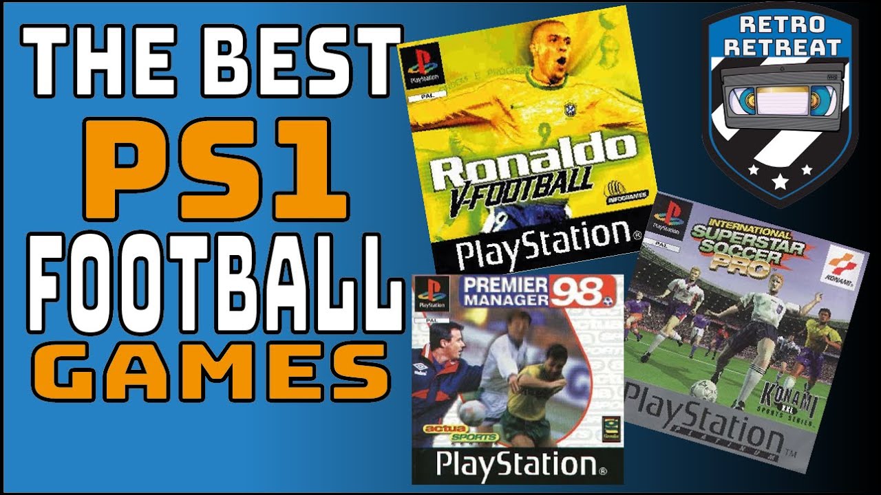 THE BEST RETRO FOOTBALL GAMES ON PLAYSTATION (PS1) (ISS PRO, Ronaldo V ...