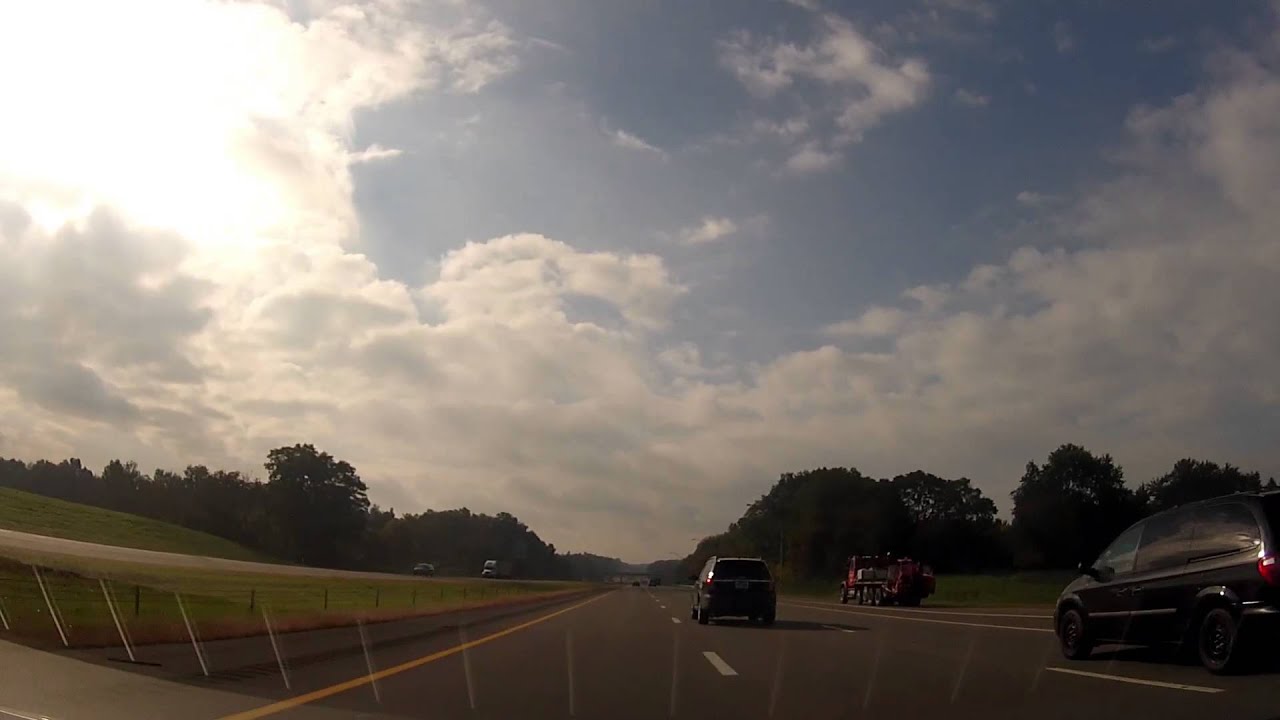 Driving from Valley City, OH to Akron on I71 and I77 - YouTube