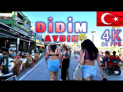 Türkiye'deki En Güzel Şehirlerden Birinde Yürüdüm: Didim 4K