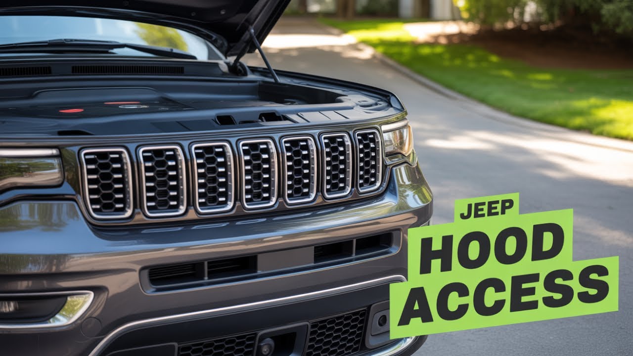 How To Open Hood Jeep Cherokee