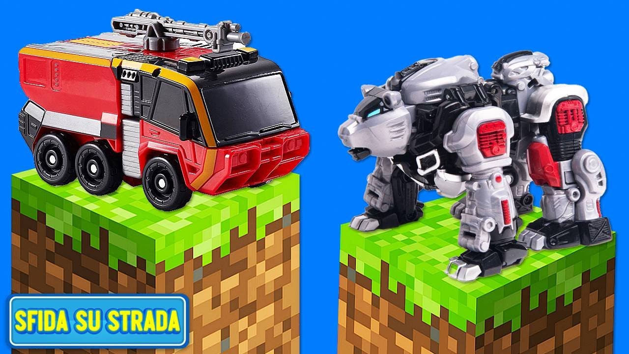 SFIDA SU STRADA tra i Transformers. La gara tra i giocattoli ...
