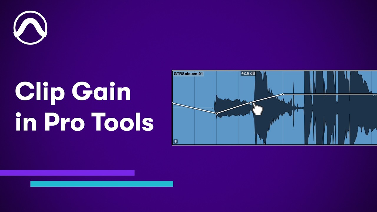 How to Use Clip Gain in Pro Tools - YouTube