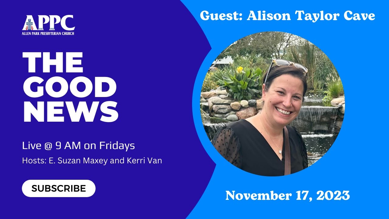 The Good News! Interview with Alison Cave - YouTube