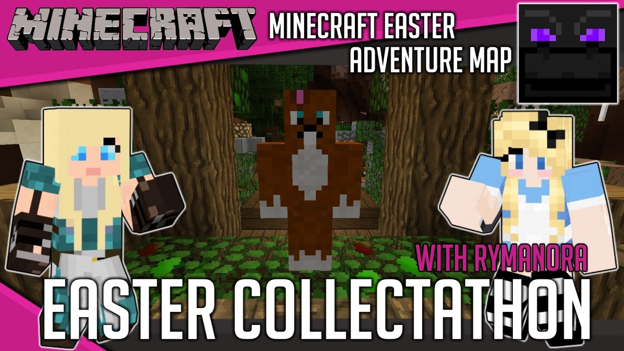 BEST MINECRAFT EASTER MAP 2017!! w/ Rymanora (Lets Play and Map ...