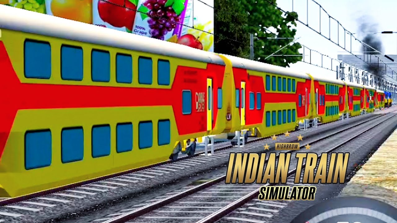 New delhi to Mathura with Double decker express indian train simulator ...