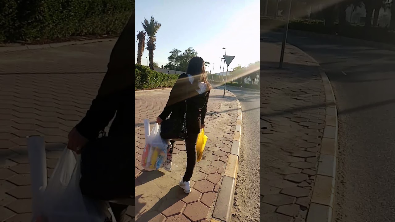 walking walking in kuwait city - YouTube