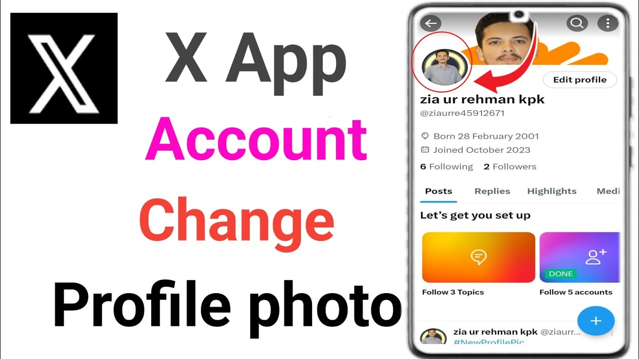 How To Change Your X Profile Picture || X Profile Picture Change Kaise ...