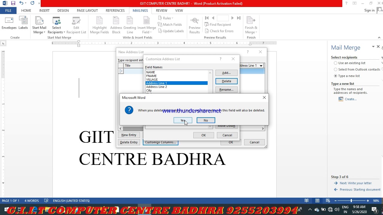 MS WORD VIDEO 6 - YouTube