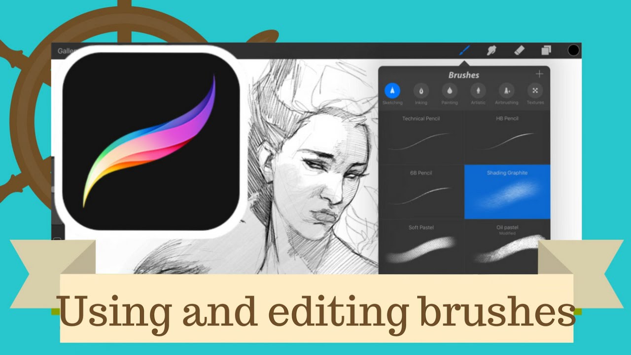 How to use Procreate ep#3 - How to create and edit brushes - YouTube
